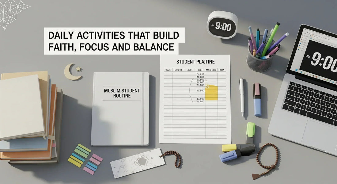 Daily Activities for a Faith-Focused Muslim Life – Muslim Planner