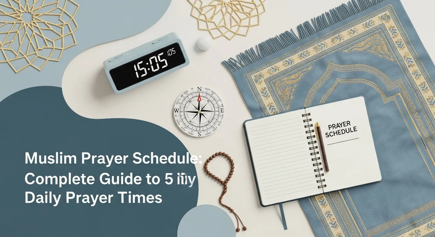 Muslim Prayer Schedule – Guide to 5 Daily Salah Times – Muslim Planner